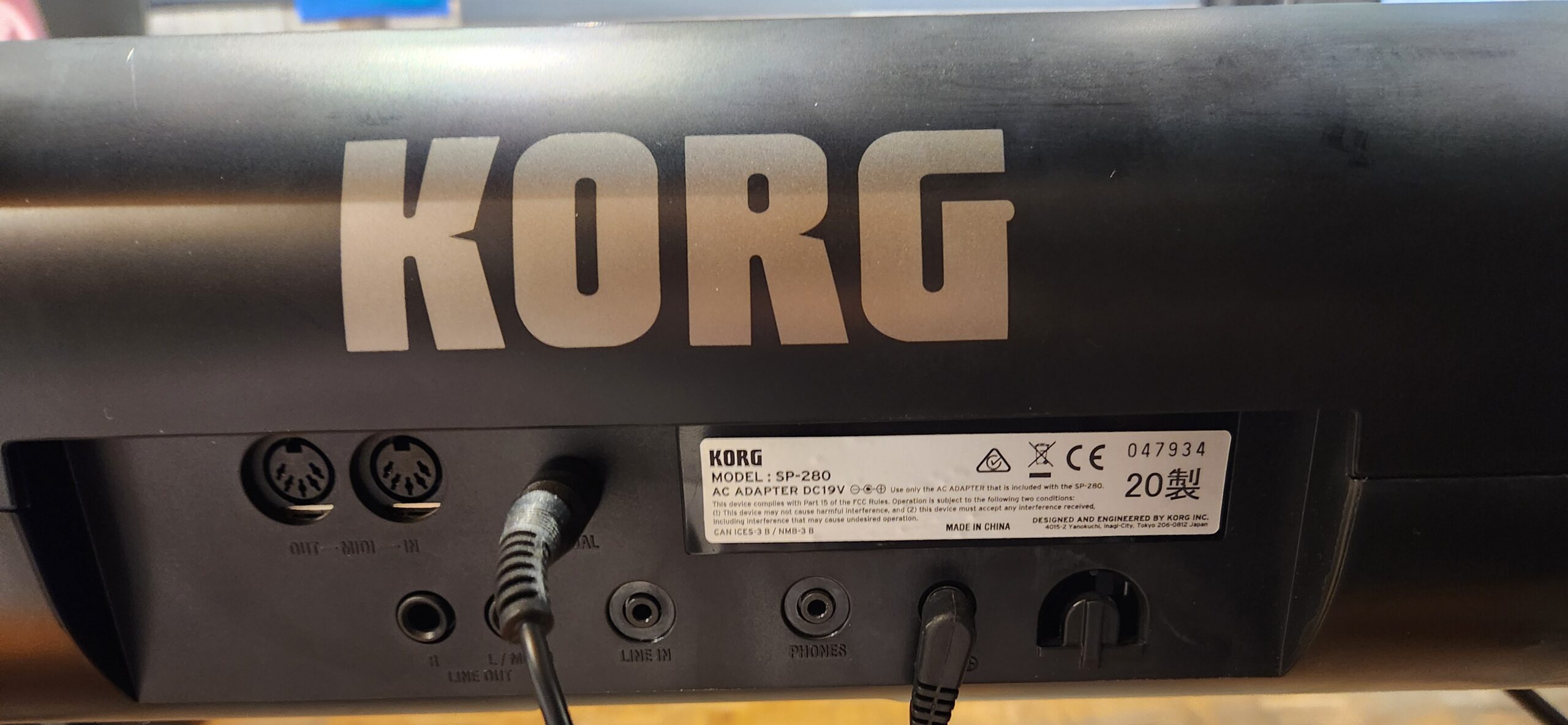 Piano Korg SP 280 – Studio de musique Claude Debussy